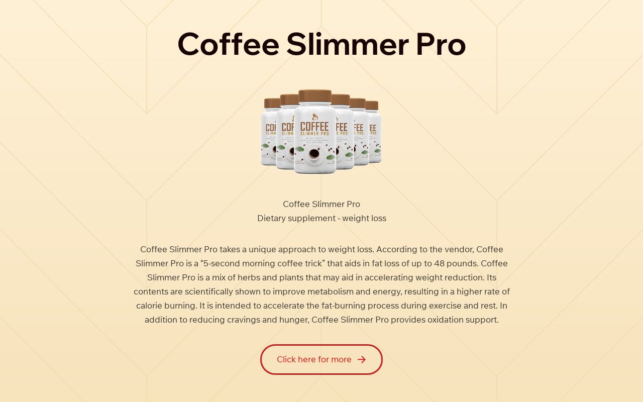 Coffee Slimmer Pro